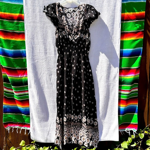 Kindred Bravely | Dresses | Kindred Boho Daisy Print Dress Xl See Pics ...